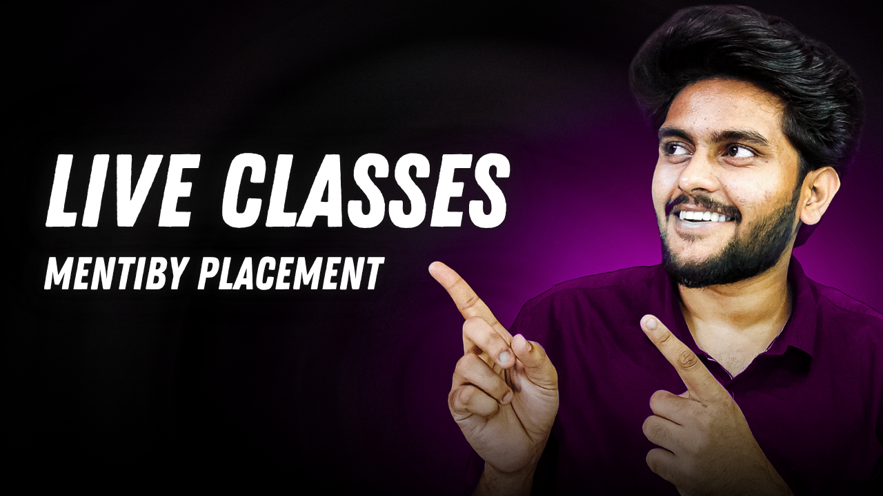 Placement Course - Live sessions - MentiBY